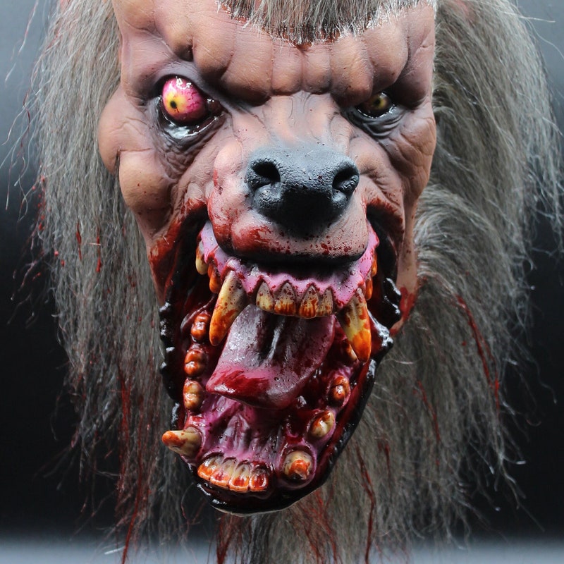 Howling Wolf Mask - Etsy