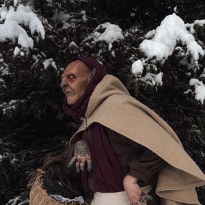 Perchta Wearable Latex Mask - Winter Witch - Holiday Spirit - Etsy