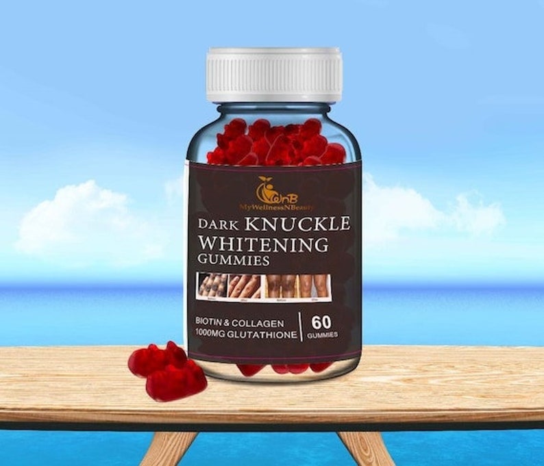 Knuckle Whitening dark Knuckles Gummies. Collagen.knuckle - Etsy
