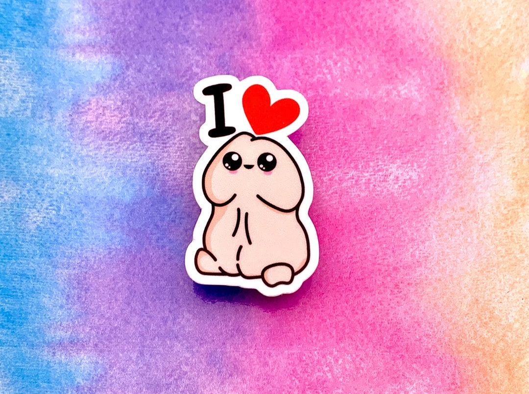 Little Dicky Sticker I Heart Dicky Meme Sticker Water - Etsy