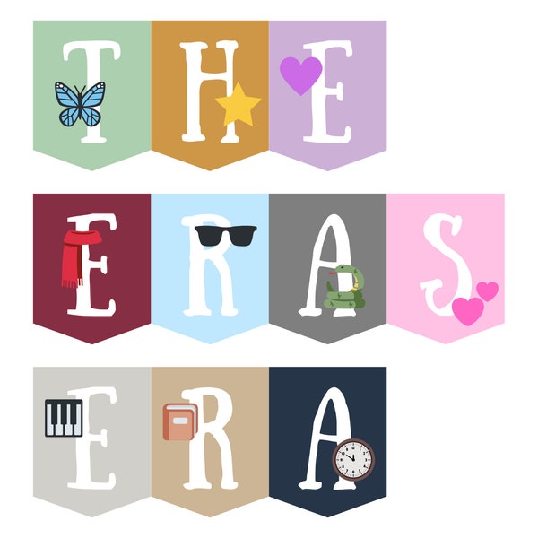 Eras Party Banner - Etsy
