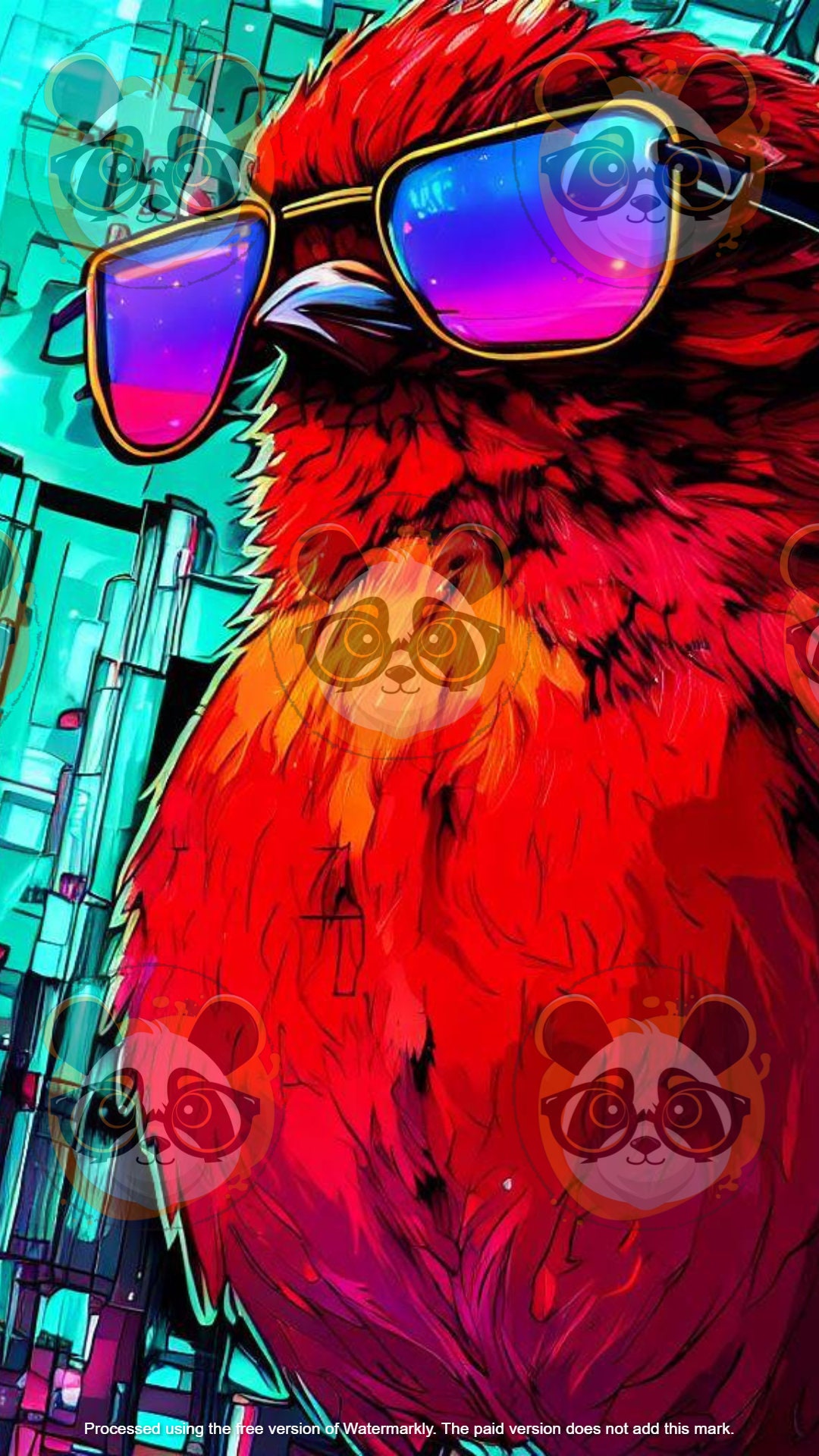 Cyberpunk Robin Phone Wallpaper Set - Etsy