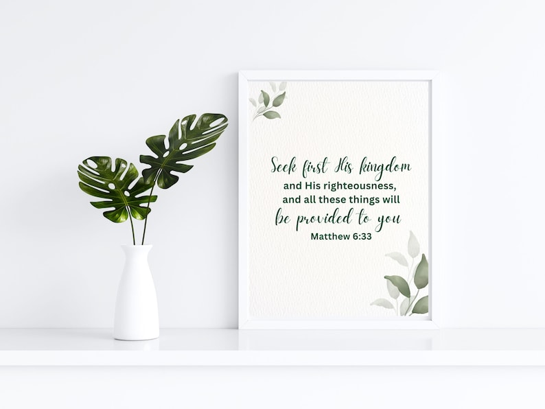 Christian Printable Wall Art/bible Verse Décor/christian Home Décor ...