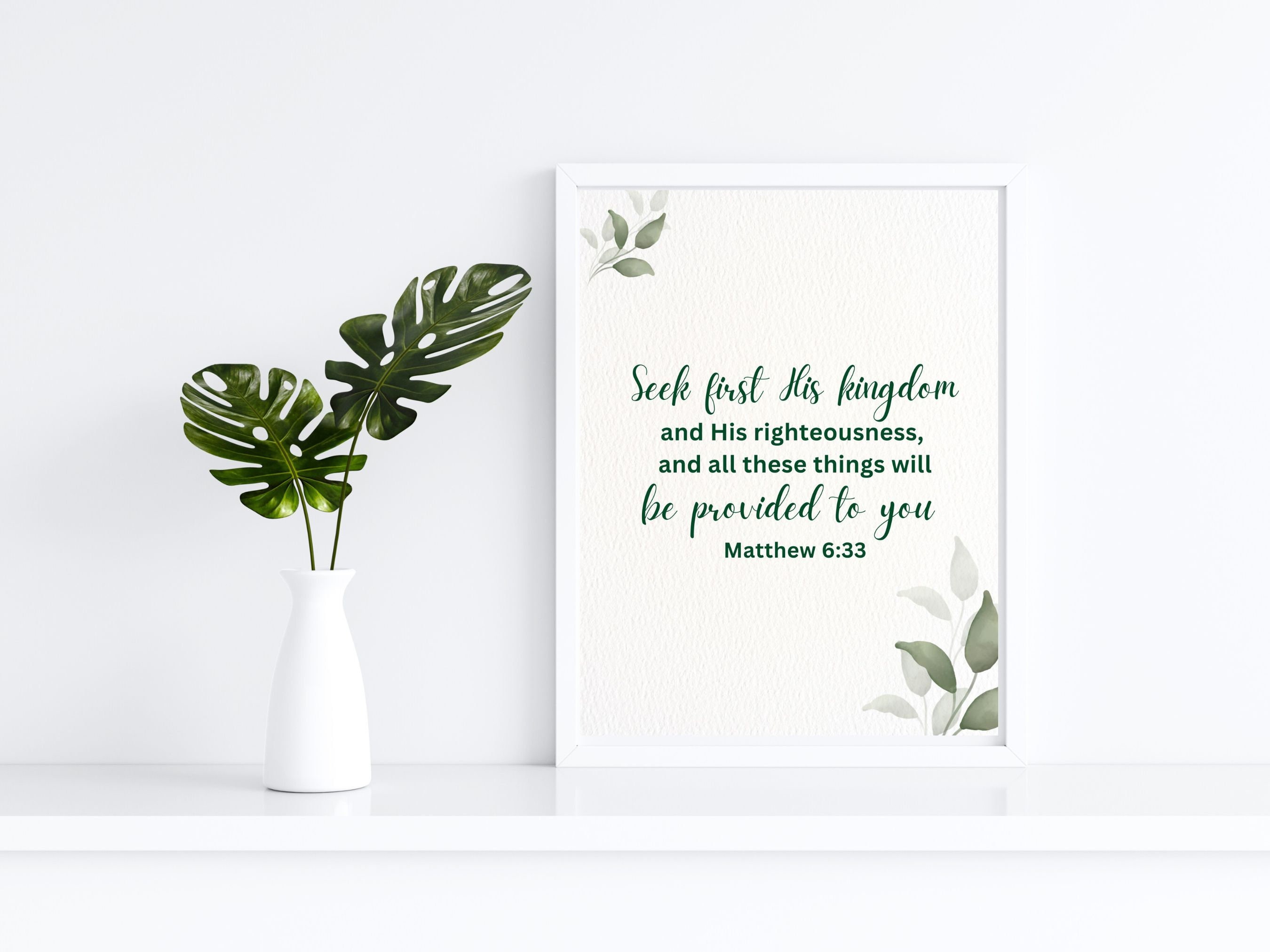 Christian Printable Wall Art/bible Verse Décor/christian Home Décor ...