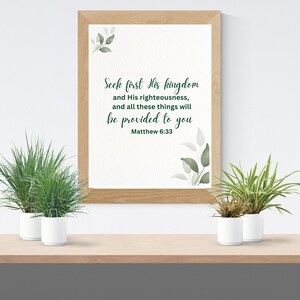 Christian Printable Wall Art/bible Verse Décor/christian Home Décor ...