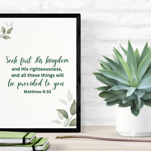 Christian Printable Wall Art/bible Verse Décor/christian Home Décor ...