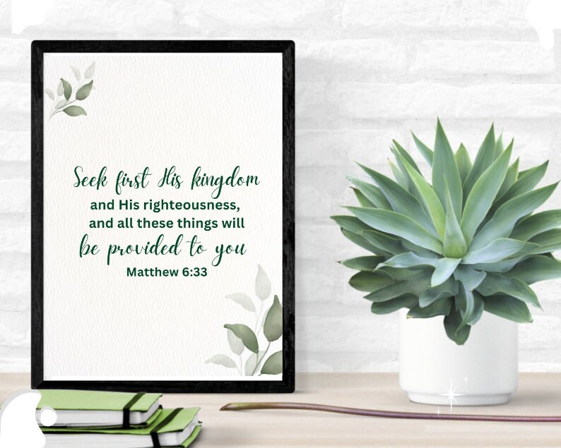 Christian Printable Wall Art/bible Verse Décor/christian Home Décor ...