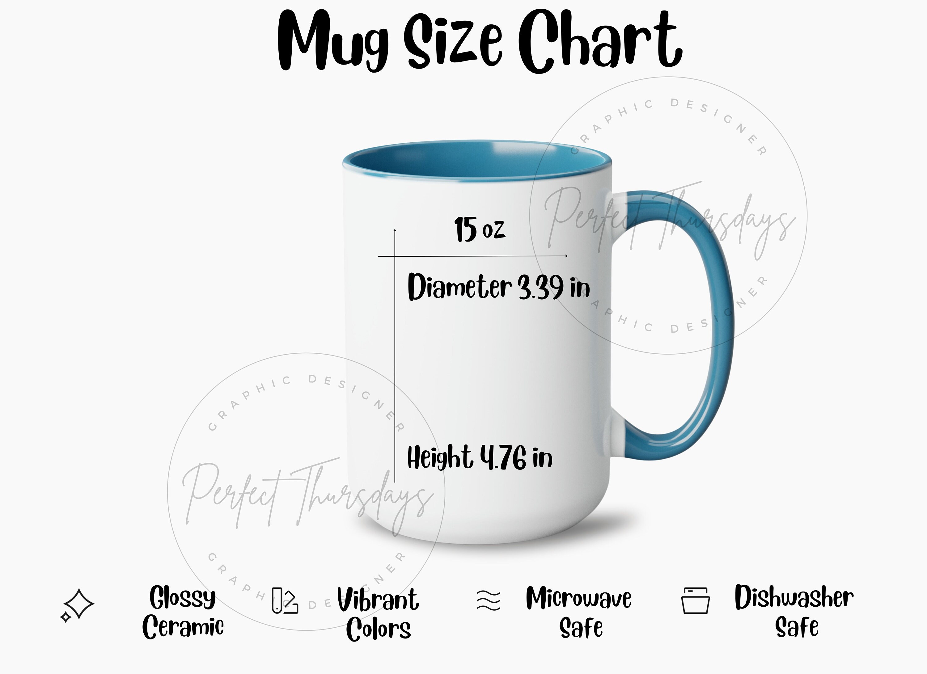 Two Tone Mug Size Chart Template, Two Tone Size Chart Editable Template ...