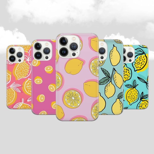 Citrus Lemon Phone Case - Etsy