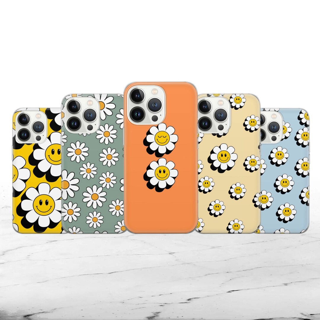 Indie Daisy Phone Case Smile Summer Cover Fit for iPhone 14 - Etsy