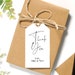 Instant Download Customizable Modern Handwriting Gift Tag for Thank You ...