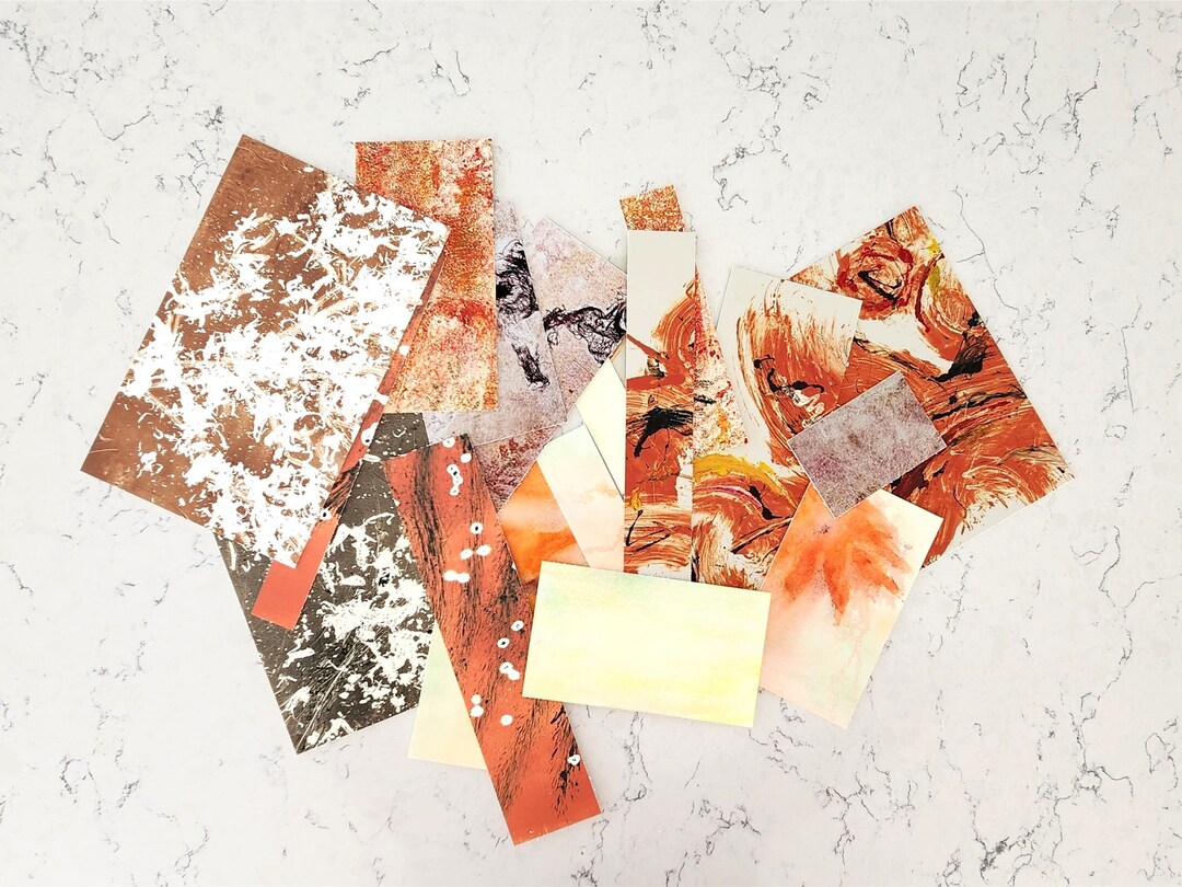 Paper Scraps, Floral Paper, Handpainted Fodder, Scrapbook Paper ...