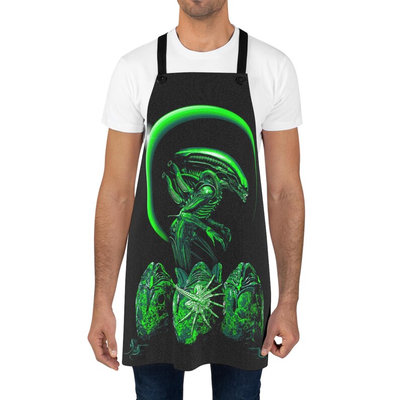 Xenomorph Alien Cooking Apron Sci-fi Kitchen Accessory, Space Creature ...