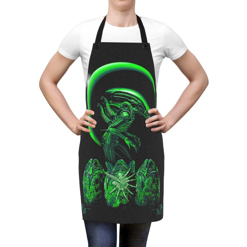 Xenomorph Alien Cooking Apron Sci-fi Kitchen Accessory, Space Creature ...