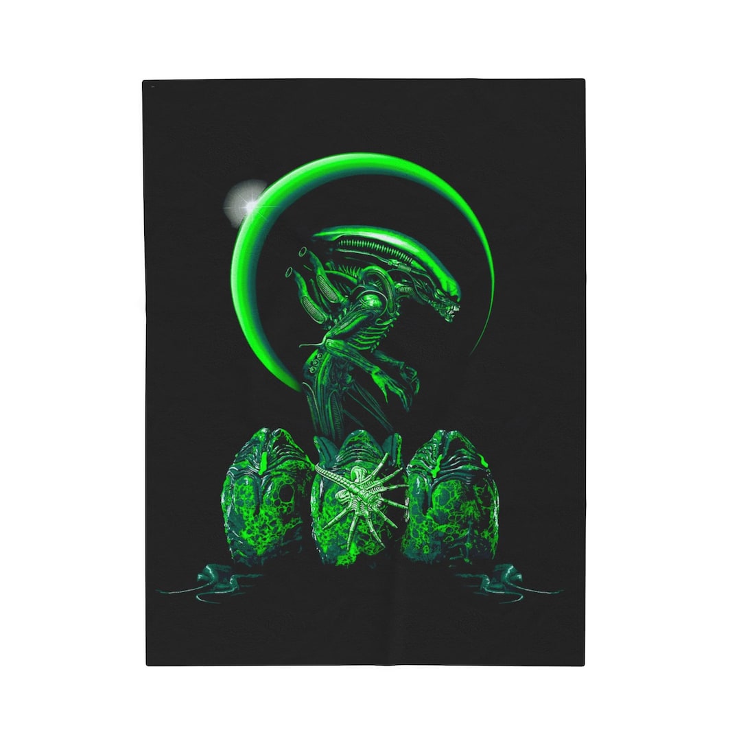 Alien Movie Xenomorph Fans Blanket - Cozy, Plush Throw, Sci-fi Home ...