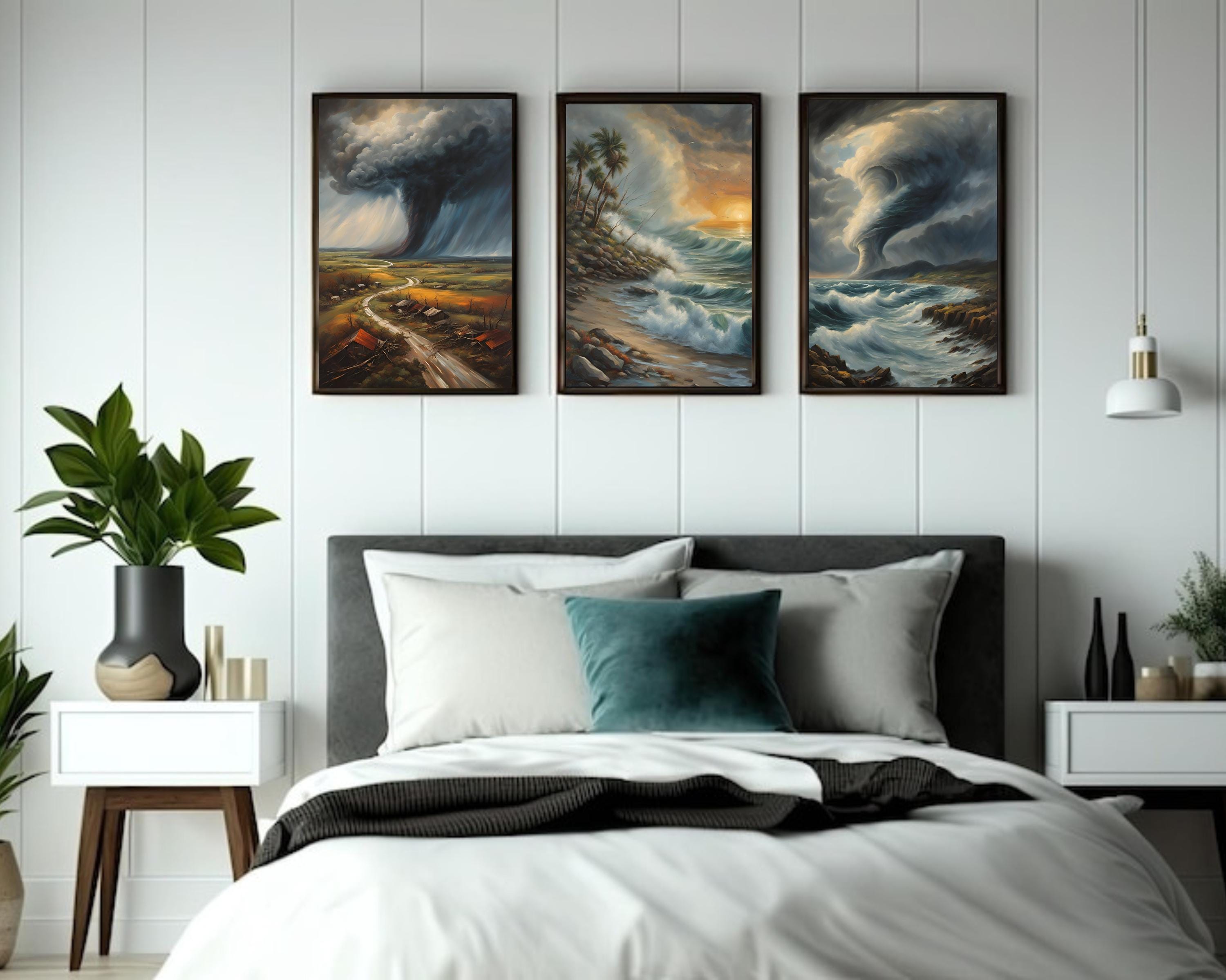 Tornado Wall Art, Nature Wall Print, Tornado Canvas Art, Printable Wall ...