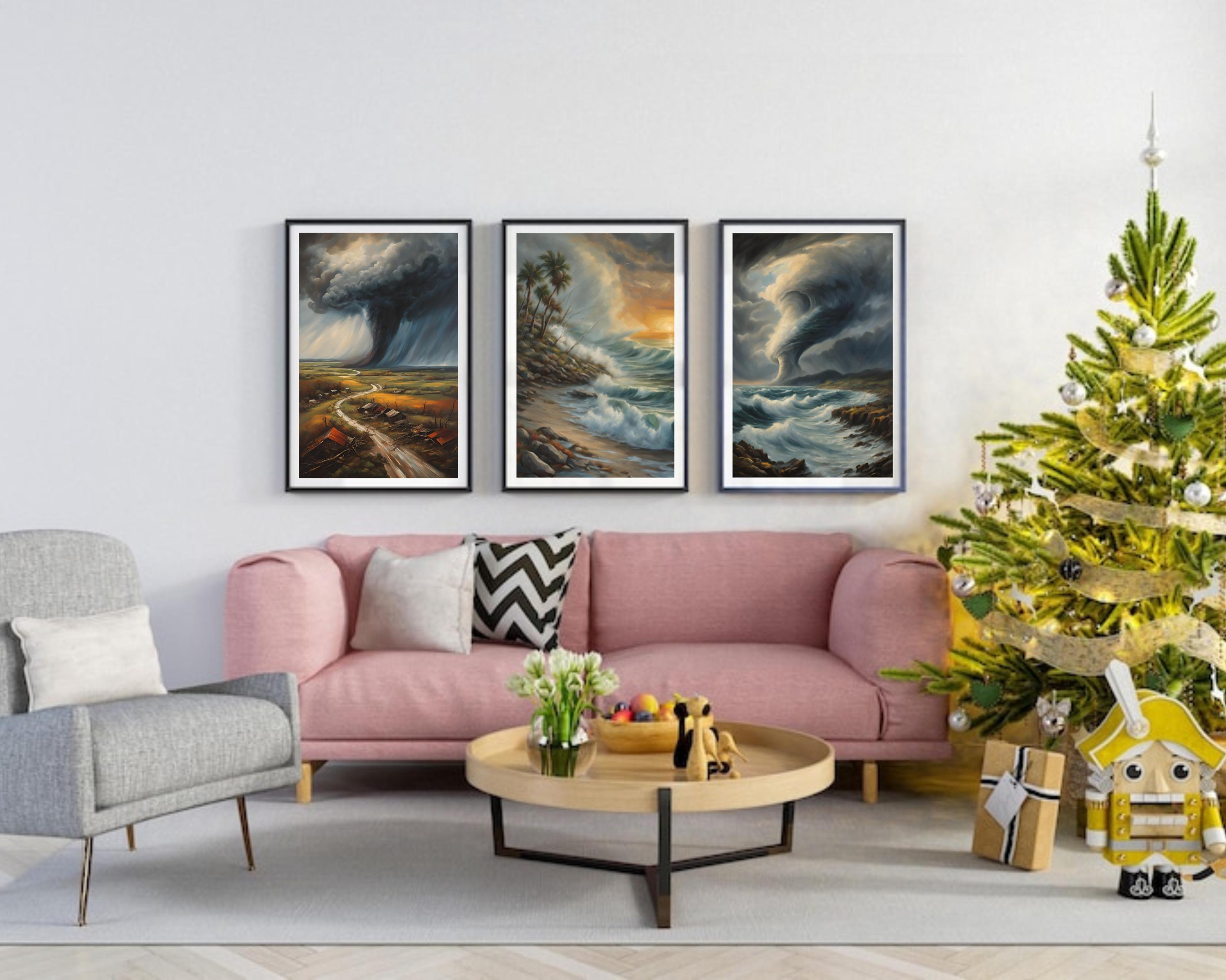 Tornado Wall Art, Nature Wall Print, Tornado Canvas Art, Printable Wall ...