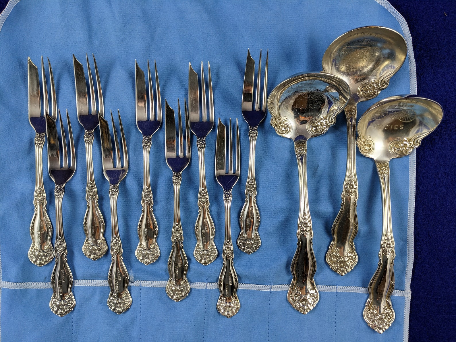 Collection of Banner Buggy Silverware - Etsy