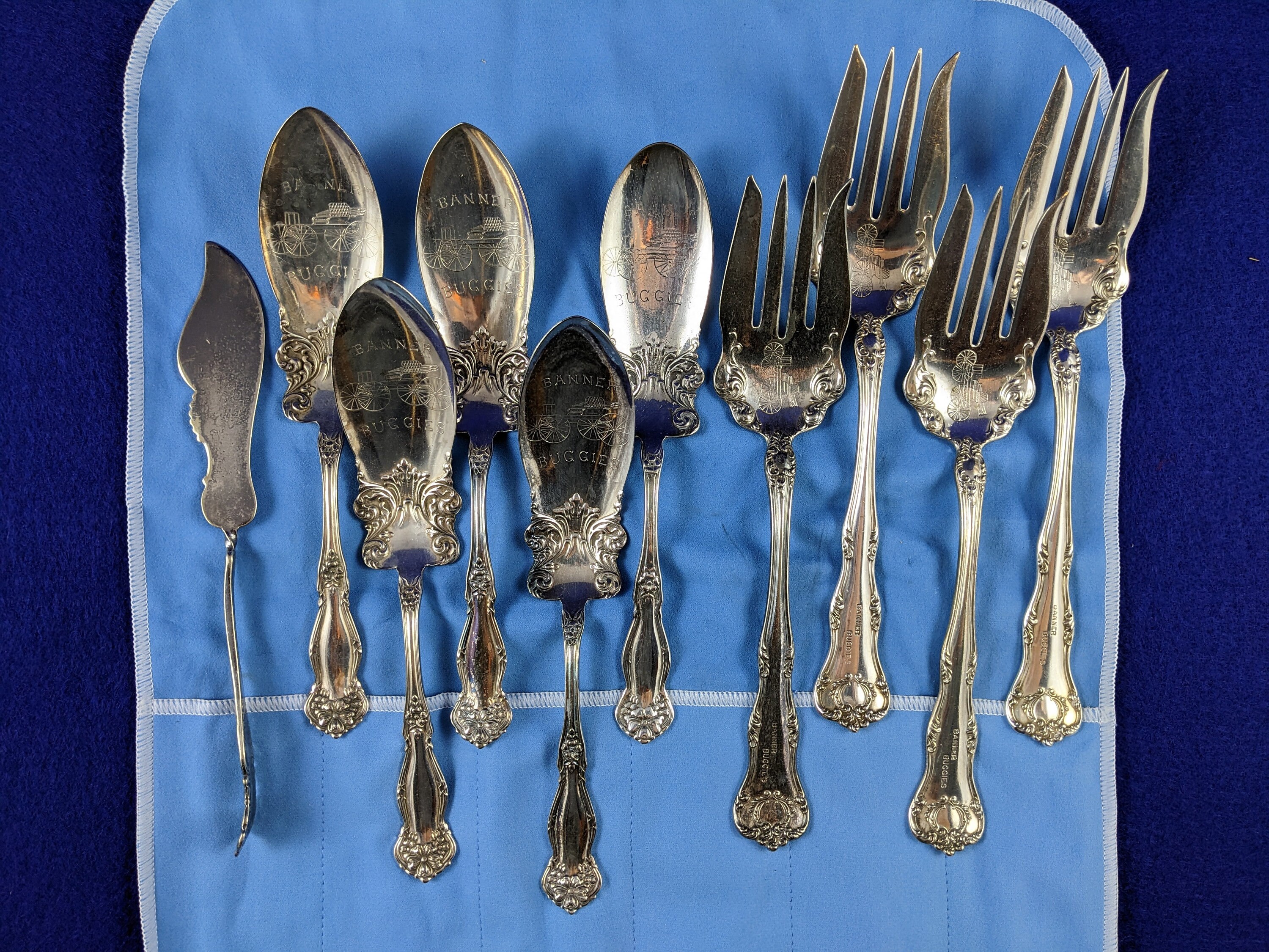 Collection of Banner Buggy Silverware - Etsy