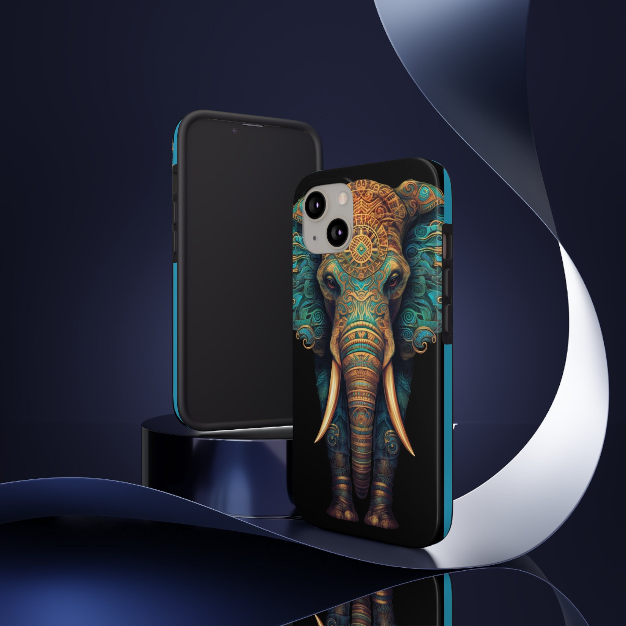 Mystical Mandala Elephant iPhone Case Boho Chic Phone Cover With ...