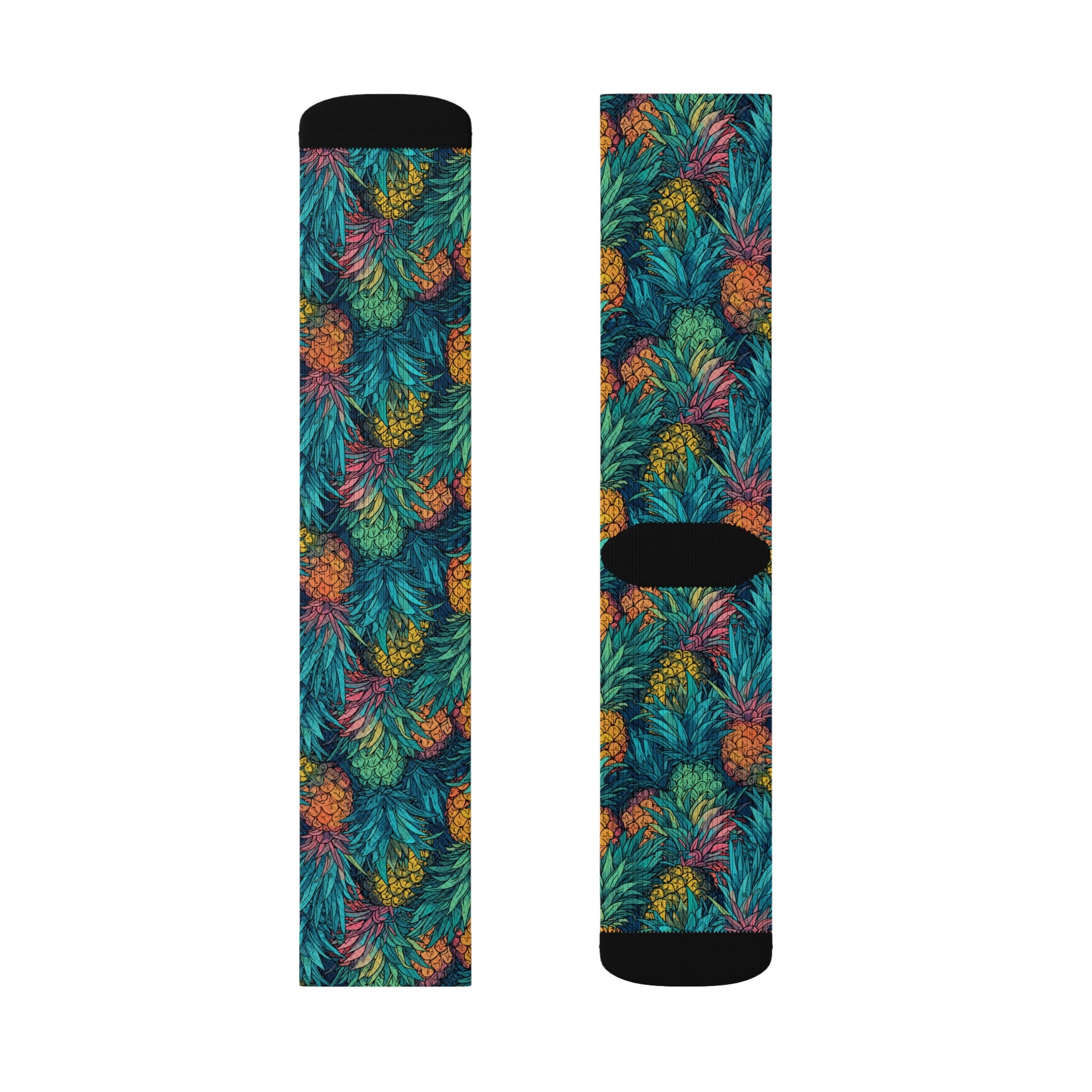 Pineapple Delight Socks: Juicy Tropical Design to Spice up Your Style ...