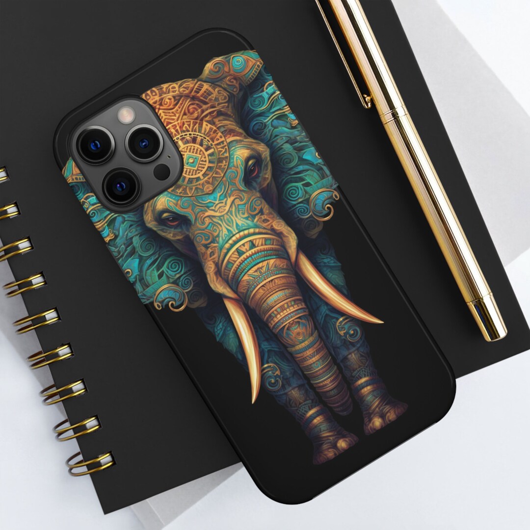 Mystical Mandala Elephant iPhone Case Boho Chic Phone Cover With ...