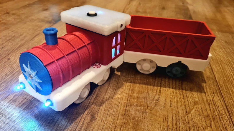 Motorised Toy Train Set 3D Printed Floor Train Custom Personalised ...