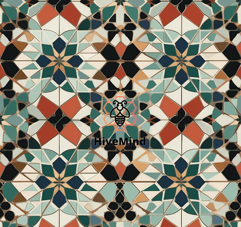 Digital Zellige Tile Patterns II - Etsy