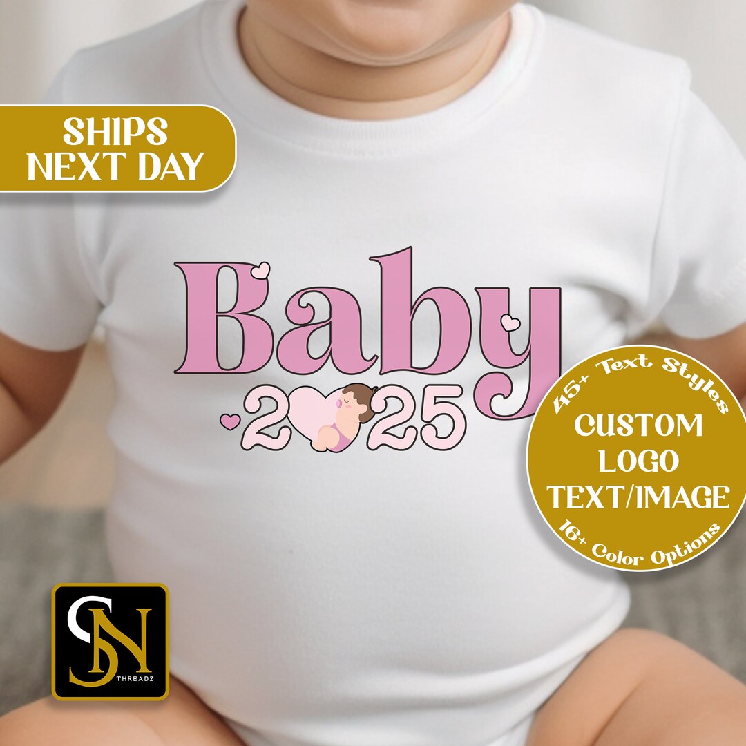Custom Baby 2025 Onesie, Baby 2025 Onesie, Custom Onesie, Baby Onesie ...