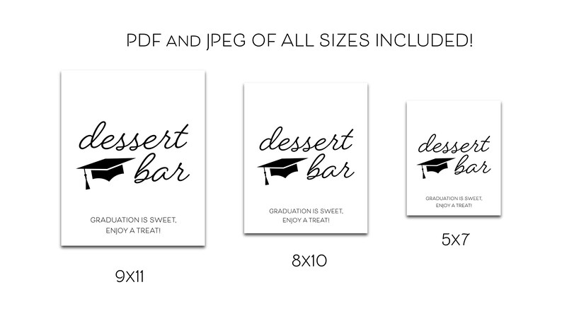 Graduation Party Printable Bundle Printable Graduation Signs - Etsy