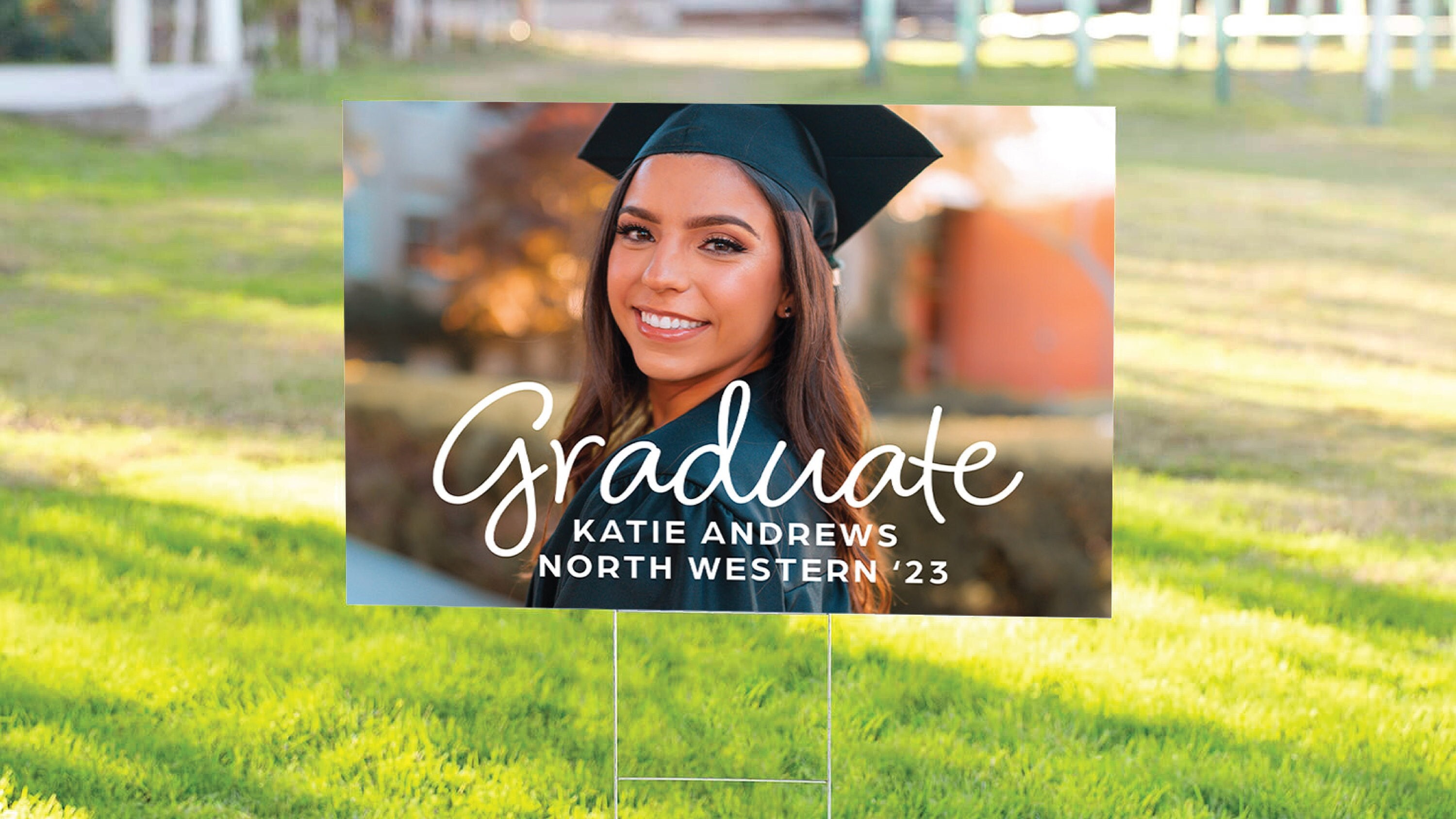 Custom Photo Graduation 2024 Yard Sign, Yard Sign Graduation Heavy-duty ...
