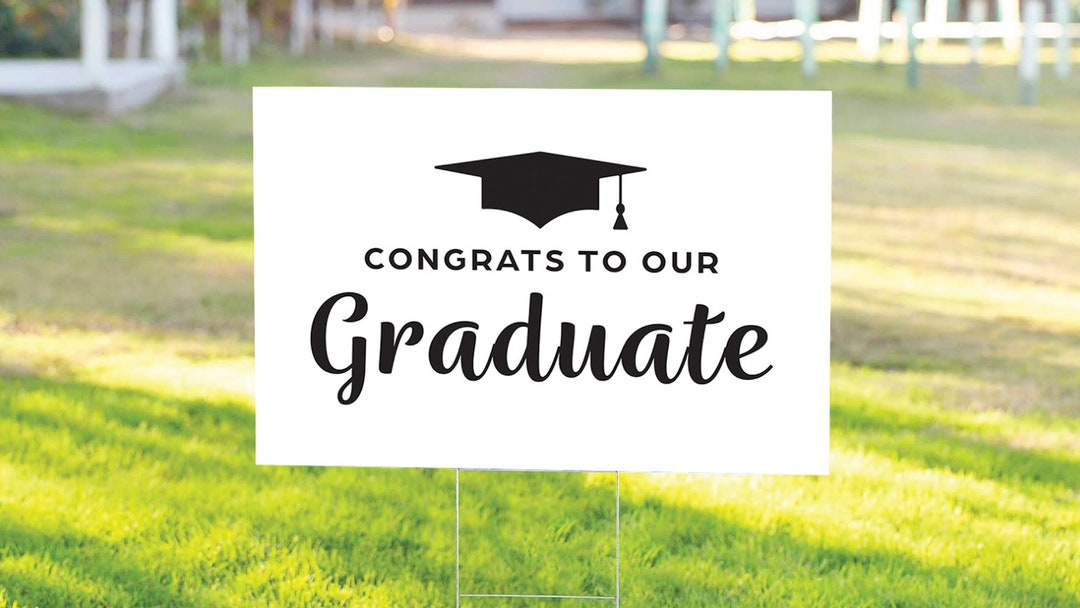 Graduation 2024 Yard Sign, Graduate Decorations High School & College ...