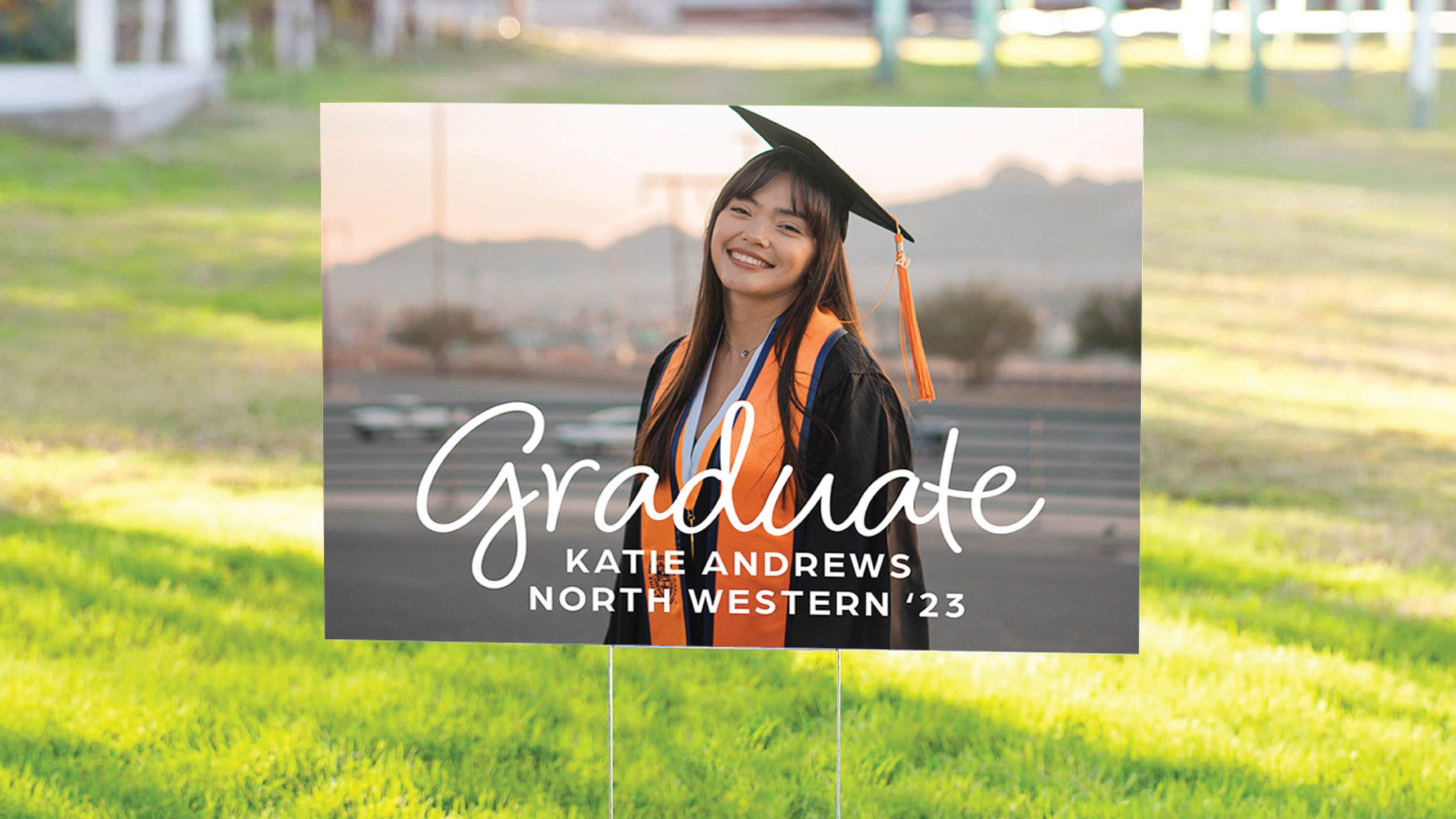 Custom Photo Graduation 2024 Yard Sign, Yard Sign Graduation Heavy-duty ...