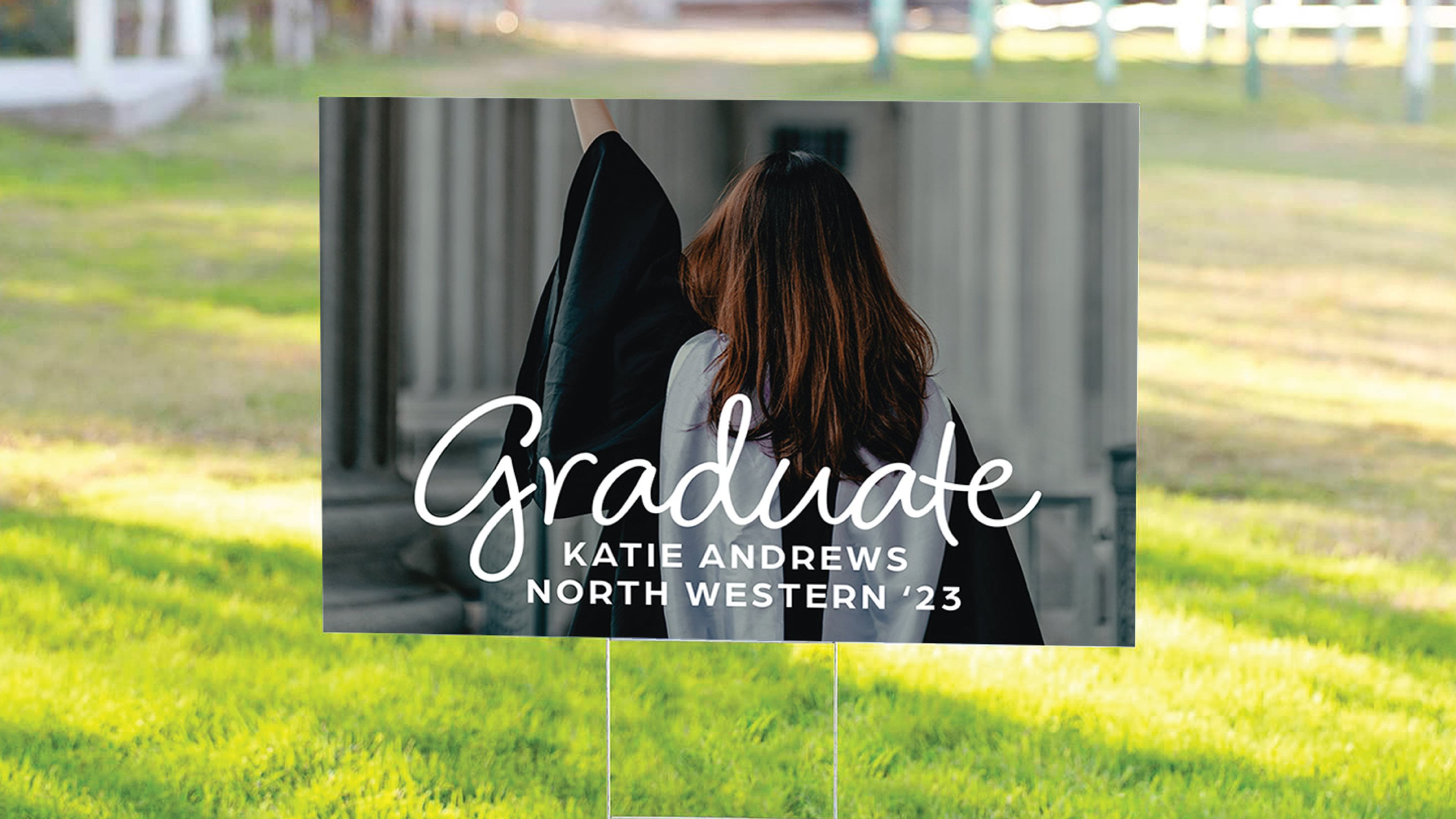 Custom Photo Graduation 2024 Yard Sign, Yard Sign Graduation Heavy-duty ...
