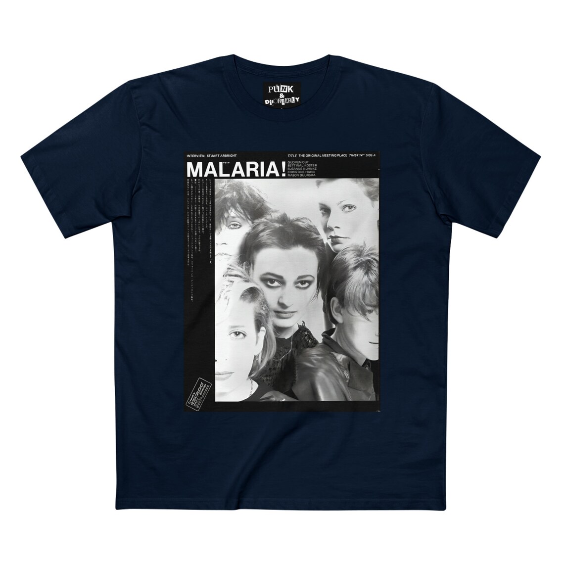 Malaria 80's Post-punk Band Graphic Tshirt - Etsy