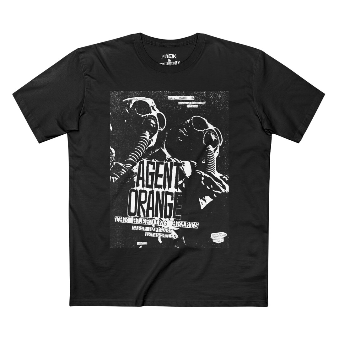 Agent Orange Punk Graphic Tshirt - Etsy