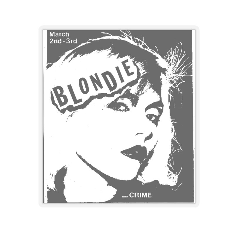 Blondie Punk Band Sticker - Etsy