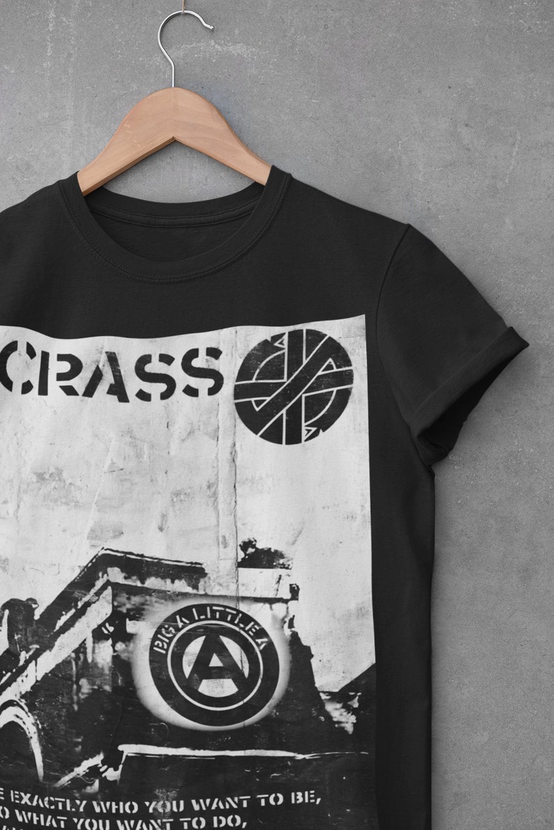 Crass Big A Little A Punk Graphic T-shirt - Etsy