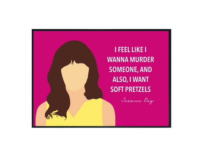 The Griffin Drink Menu New Girl Poster - Etsy