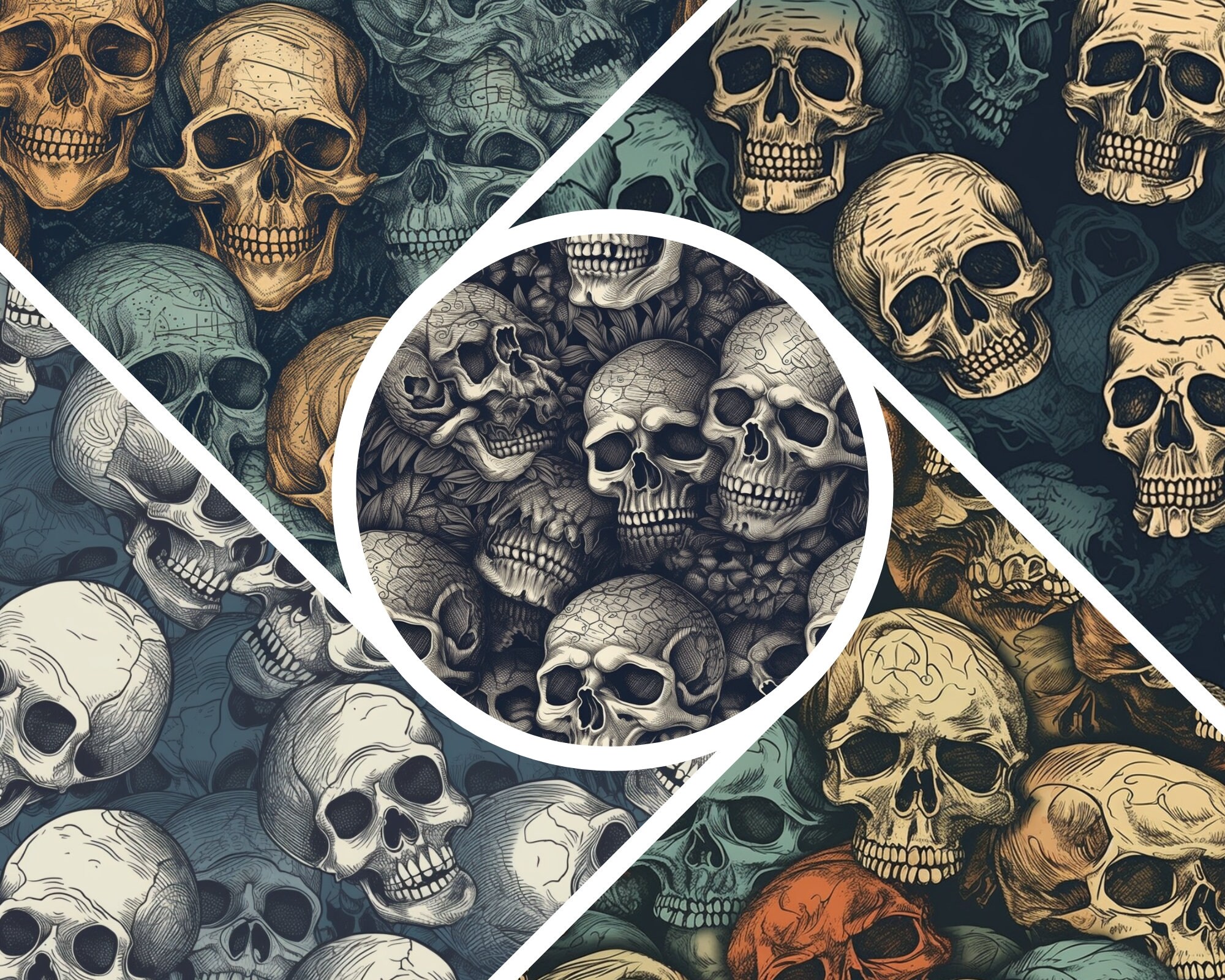 Skull Sophistication: Edgy and Intricate Patterns for the Fearless ...