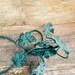 Chippy Plate Rack Green Hanging Art Book Bracket Ivy Leaf Detail - Etsy