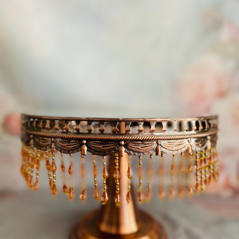 Beaded Cake Stand - Etsy