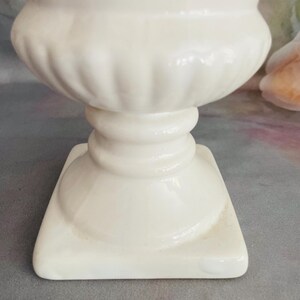 White Urn Vase Ceramic Classic Flower Urn - Etsy