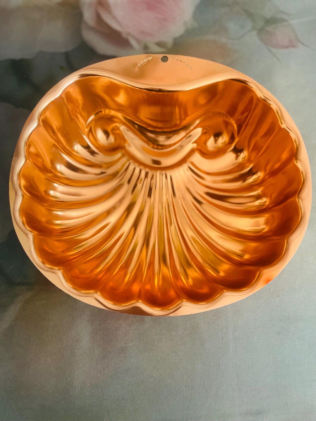 Copper Clam Shell Mold Vintage Copper Farmhouse Kitchen Decor Jello ...
