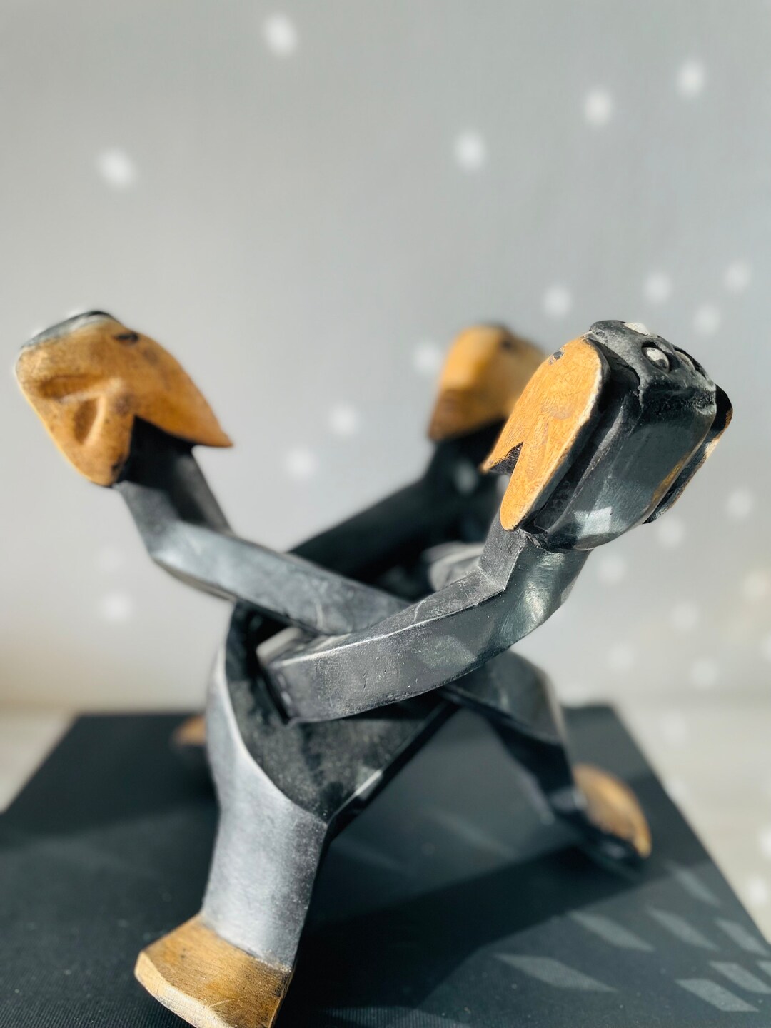 West African Ghana Unity Carving 3 Heads - Etsy