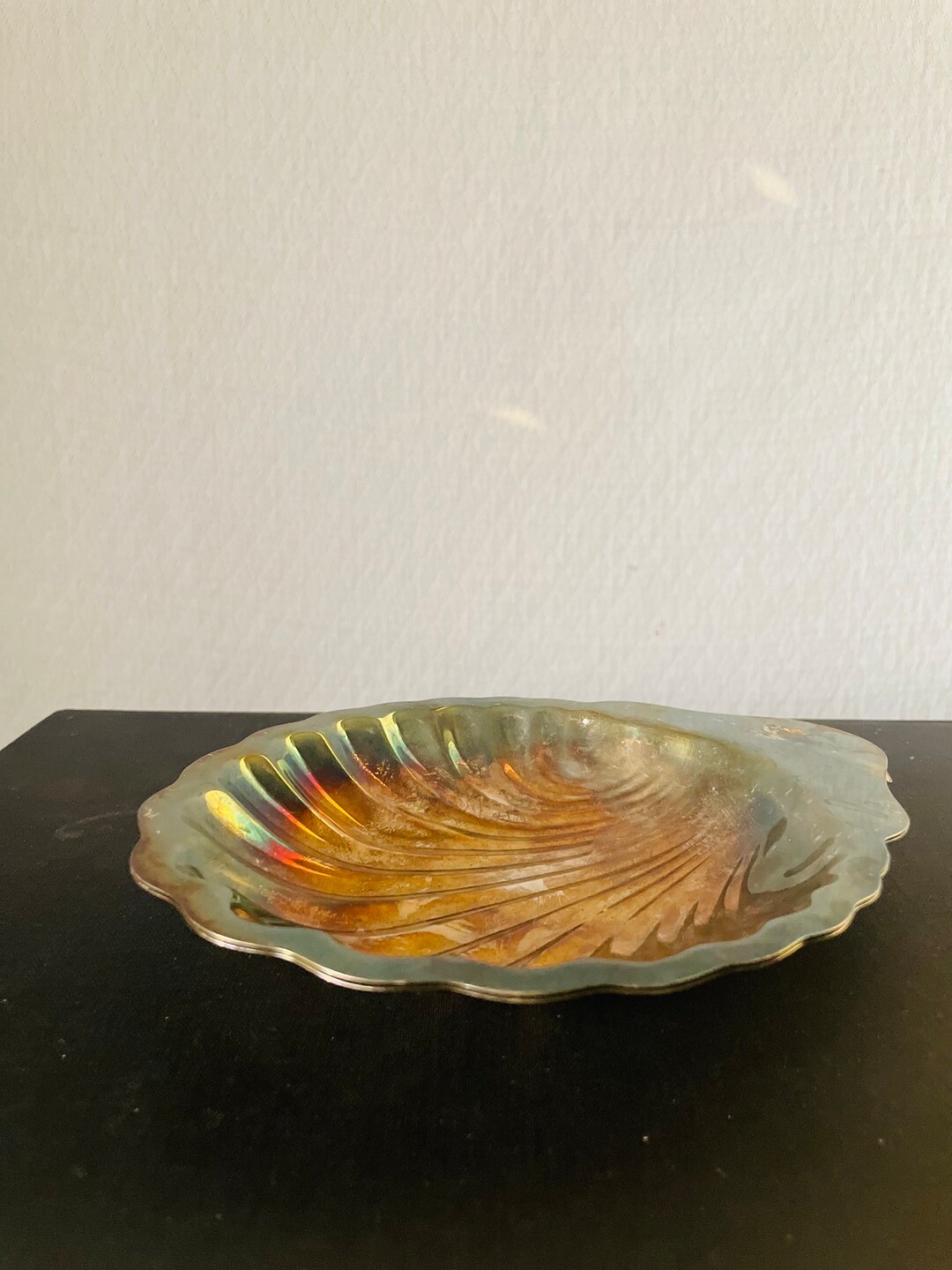 Silver Clamshell Catchall Seashell Trinket Dish - Etsy
