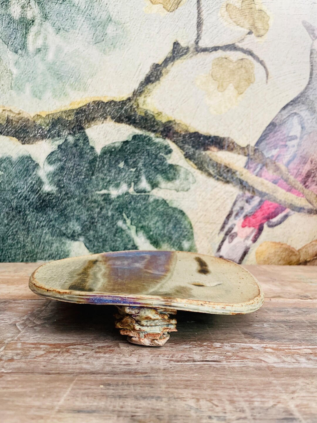 Hand Made Pottery Riser for Candles Plants Shelf Display Rustic Modern ...