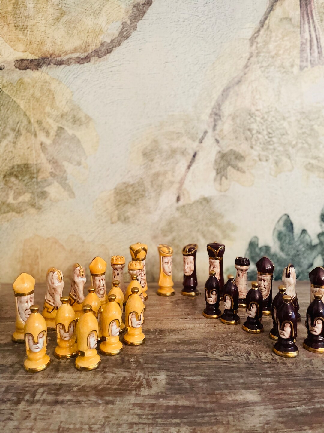 Duncan Medieval Chess Pieces Library Decor 29 Count - Etsy