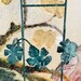 Chippy Plate Rack Green Hanging Art Book Bracket Ivy Leaf Detail - Etsy