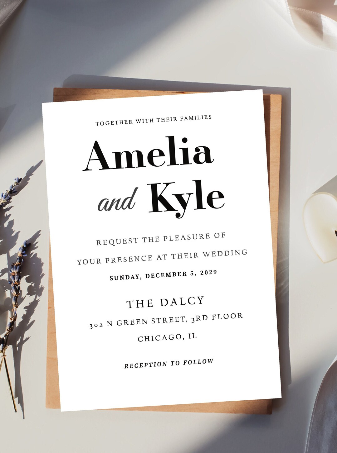 Printable Wedding Invitation Templates, DIY Wedding Invitation ...